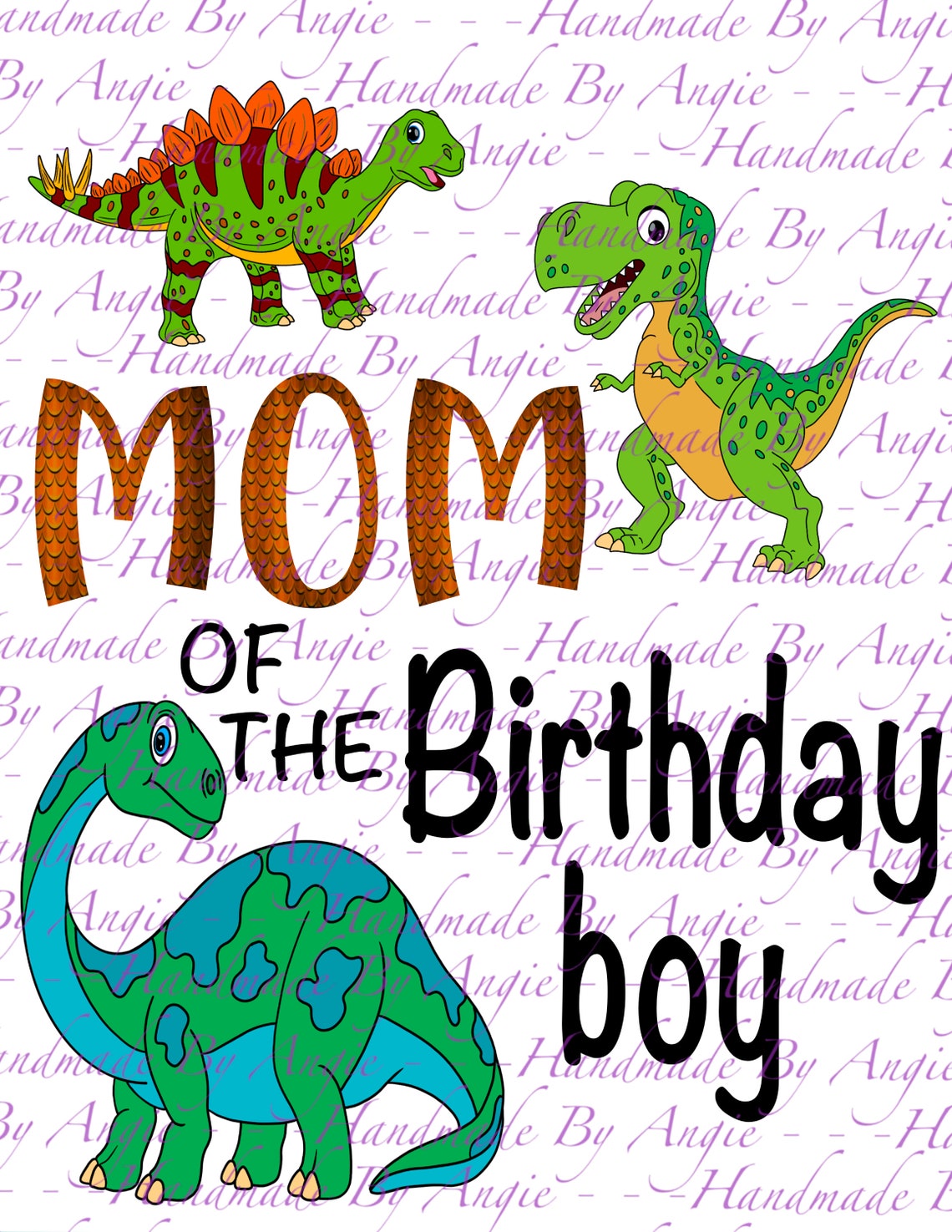 Third Birthday Dino Family Png's, Happy Birthday, Dinosaurs, Boy ...