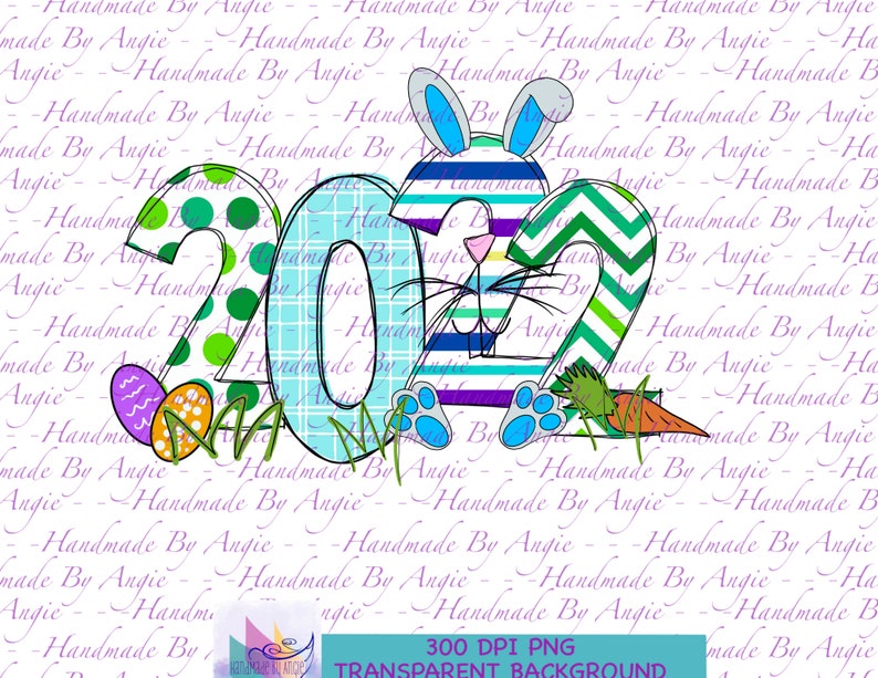Easter Numbers Png's Add on Request Matching Boyish - Etsy