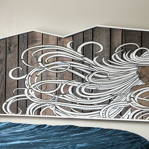Muse Mosaic, Rustic Headboard, Rustic Furniture, Reclaimed Wood Bedroom ...
