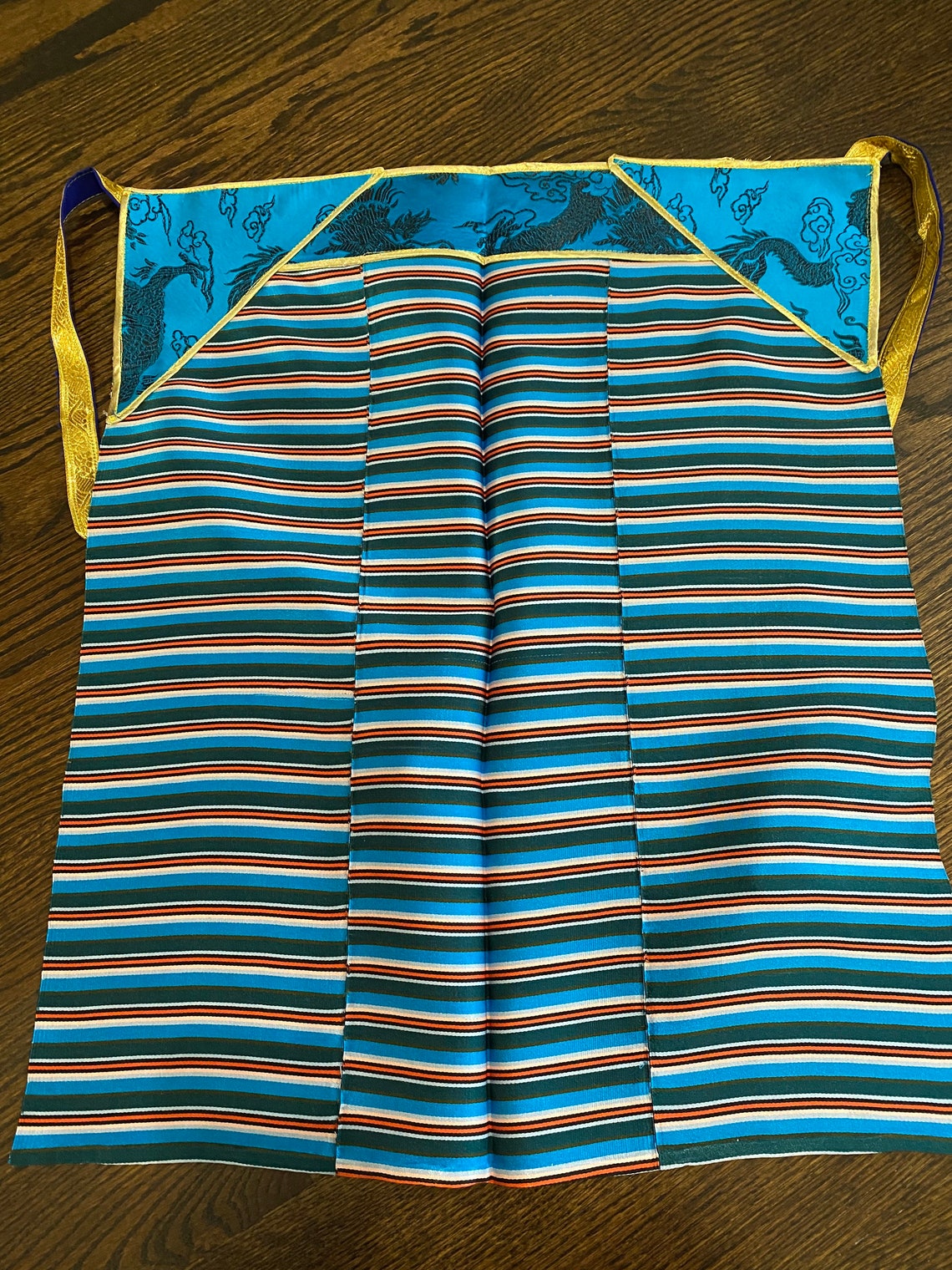 Silk and Brocade Tibetan Pangden / Apron for Chuba / Baku / - Etsy