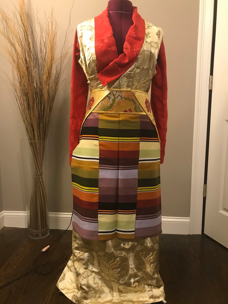 Warm / Thick Tibetan Pangden / Apron for Chuba / Baku / Bakhu. - Etsy