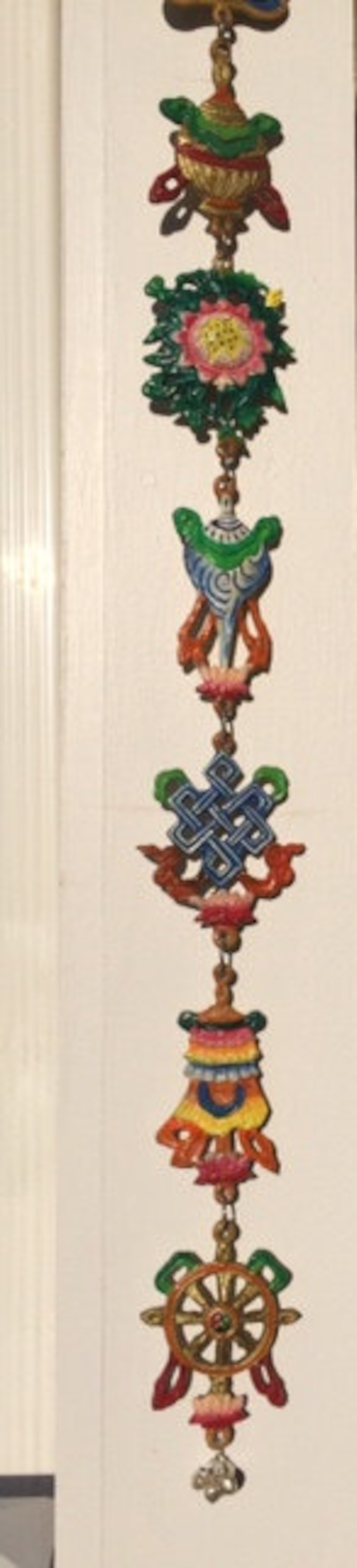 Metal Multicolor Tibetan Eight Lucky Signs Wall Hanging - Etsy