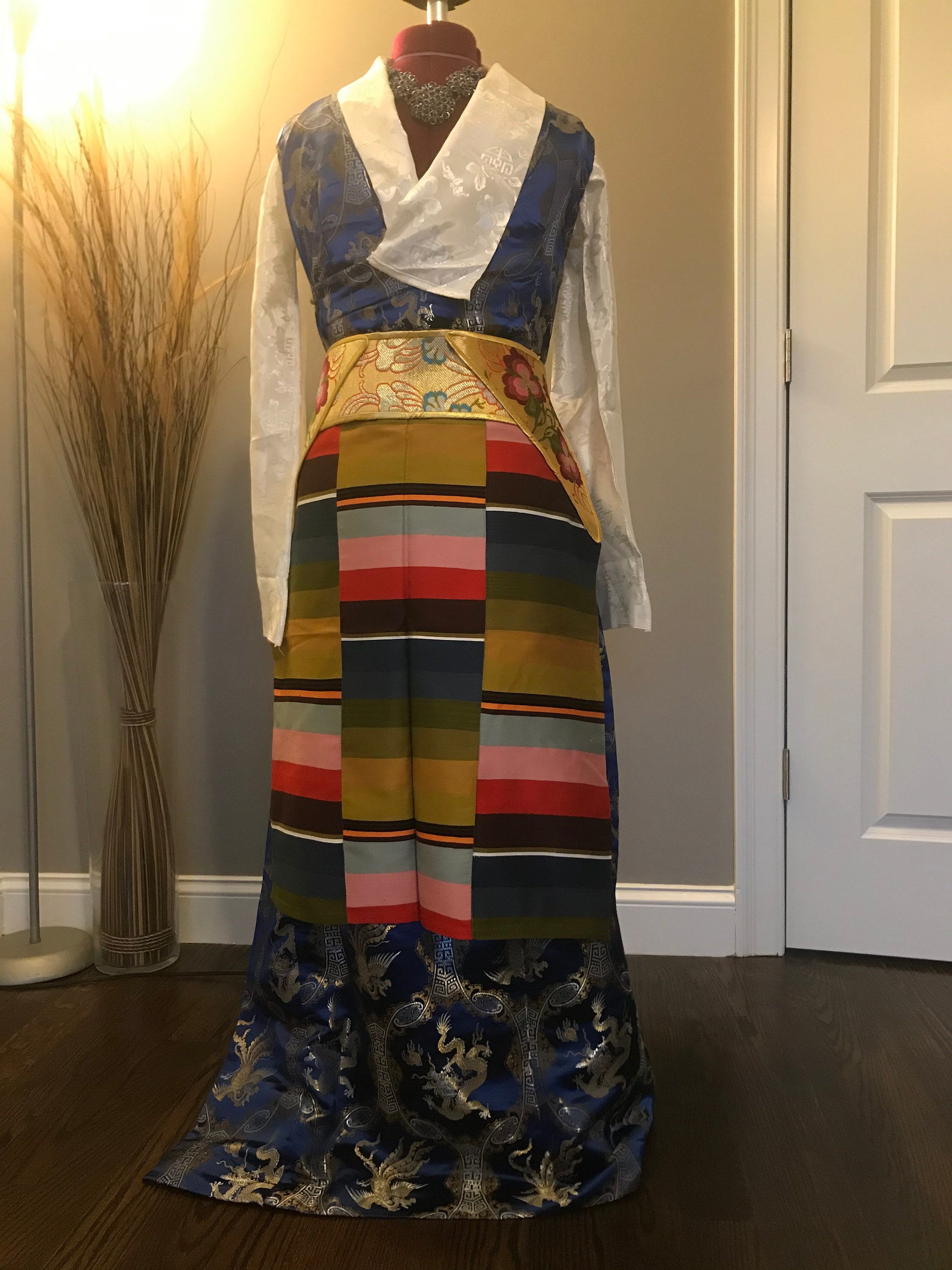 Warm / thick Tibetan Pangden / Apron for Chuba / Baku / Bakhu. | Etsy