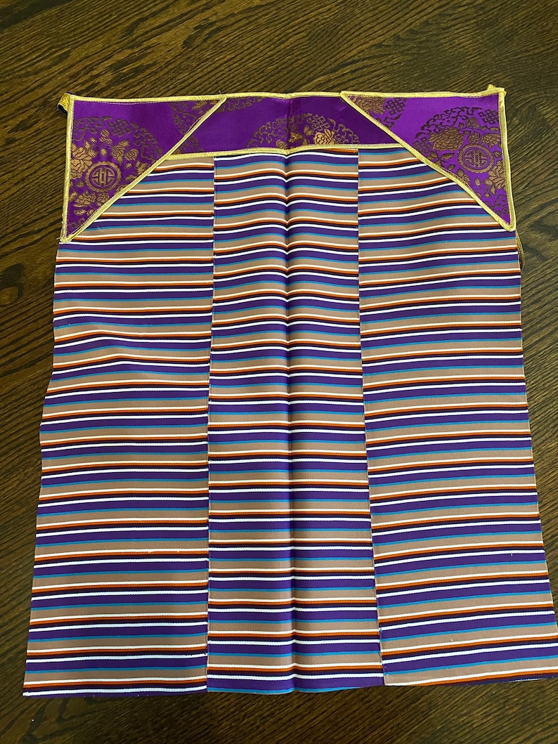 Silk and Brocade Tibetan Pangden / Apron for Chuba / Baku / Bakhu - Etsy