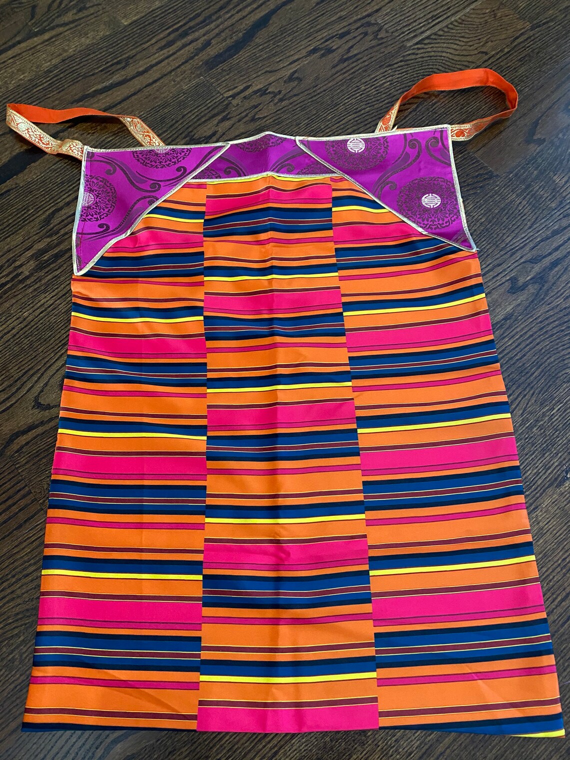 Silk and Brocade Tibetan Pangden / Apron for Chuba / Baku / - Etsy