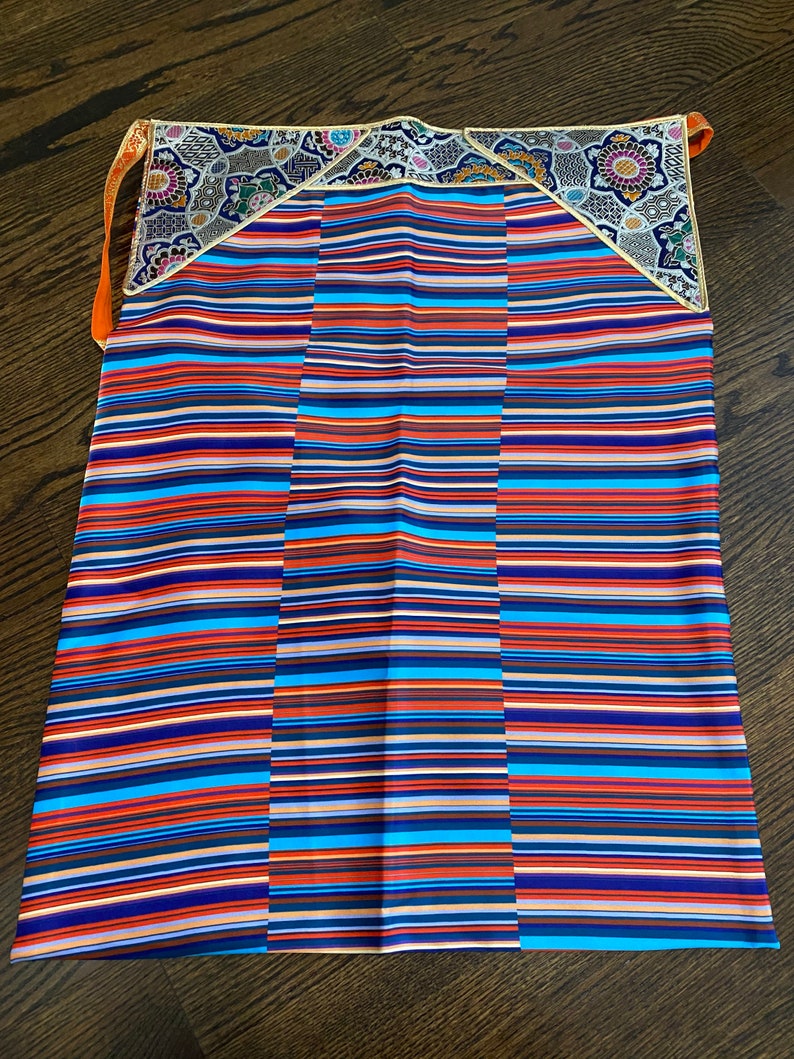 Silk and Brocade Tibetan Pangden / Apron for Chuba / Baku / - Etsy
