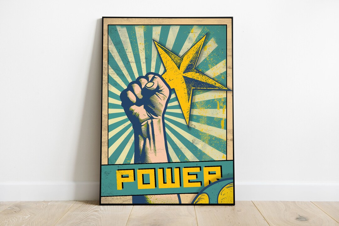 Super Mario Video Game Propaganda Poster Gaming Decor - Etsy