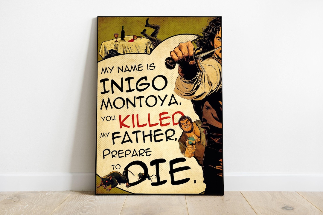 Princess Bride Poster | Vintage Wall Art | Classic Movie | Pop Art ...