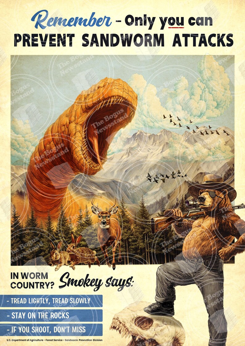 Smokey the Bear | Vintage Wall Art | Safety Poster | Retro Decor - Etsy