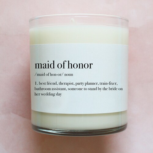 Personalized Maid of Honor Funny Definition Gift Small Maid - Etsy