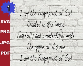 Fingerprint of God - Etsy
