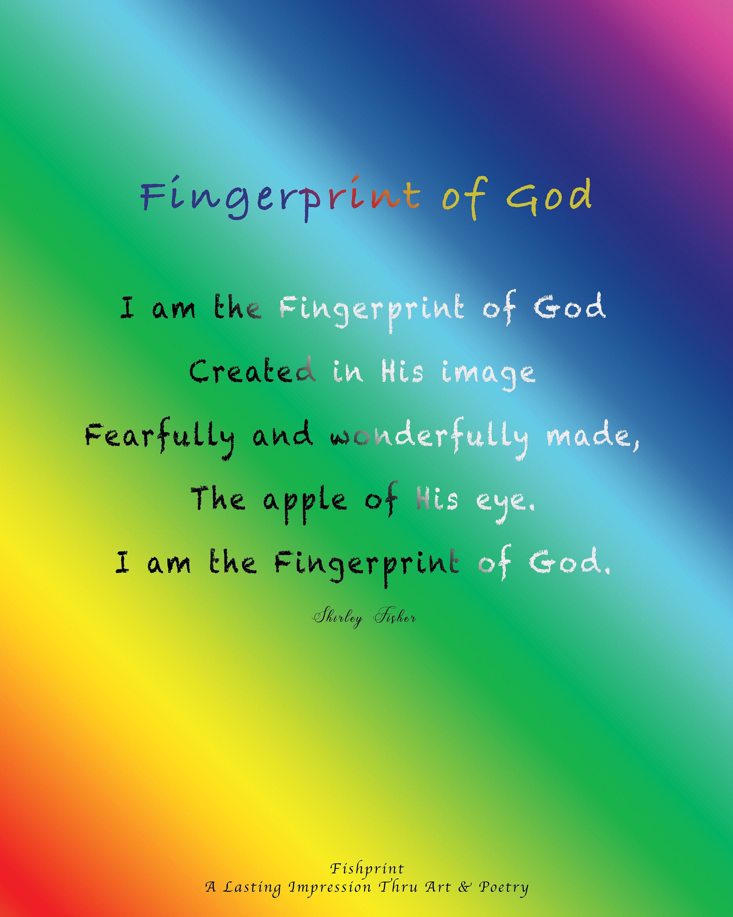 Fingerprint of God Printable Download Baby Poem | Etsy UK