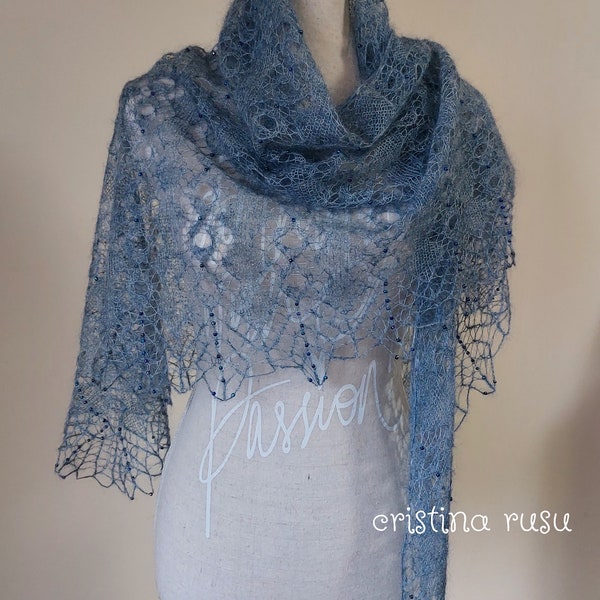 Beaded Shawl - Etsy