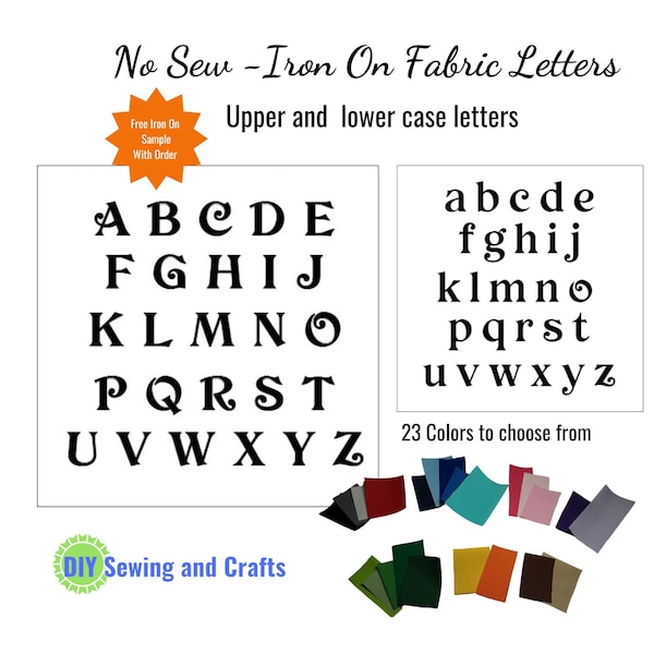 Fabric Letters - Etsy
