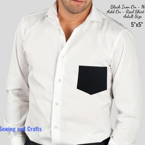 Iron-on Cotton Pockets: DIY No-sew Kit for Clothing - Etsy