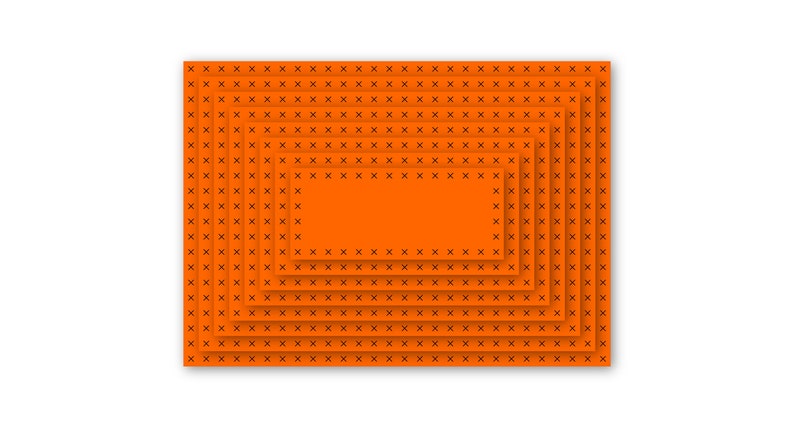 5x7 Nested Cross Stitched Rectangles SVG Digital Download - Etsy UK