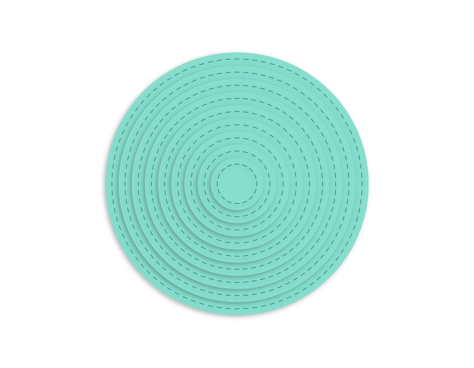 Nested Stitched Circles SVG Digital Download - Etsy UK