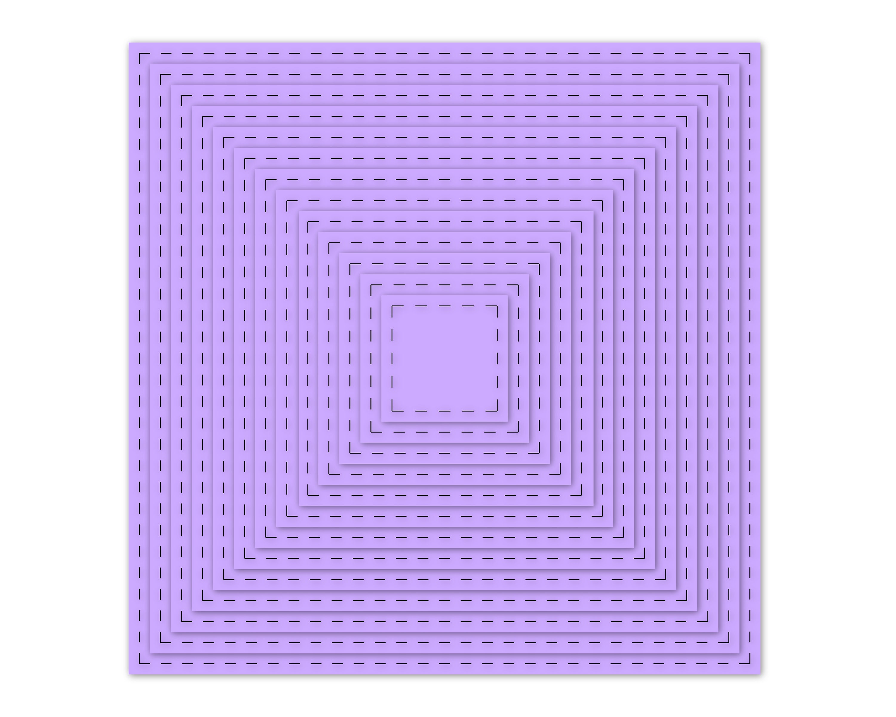 Nested Stitched Squares SVG Digital Download - Etsy UK