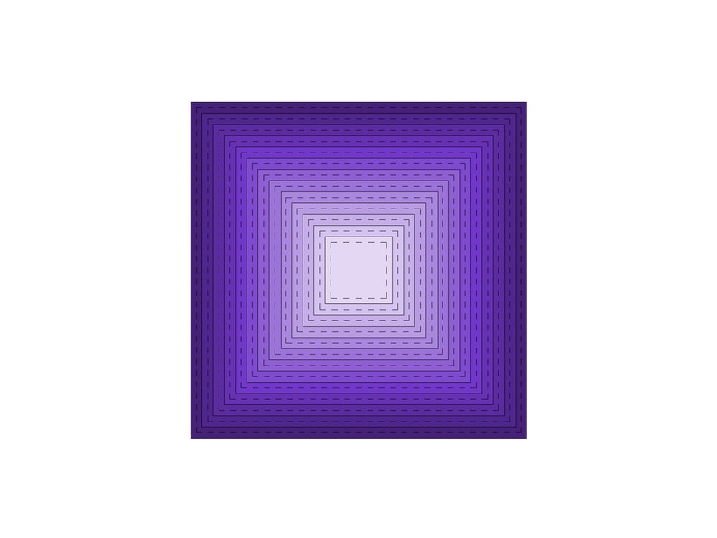 Nested Stitched Squares SVG Digital Download - Etsy UK