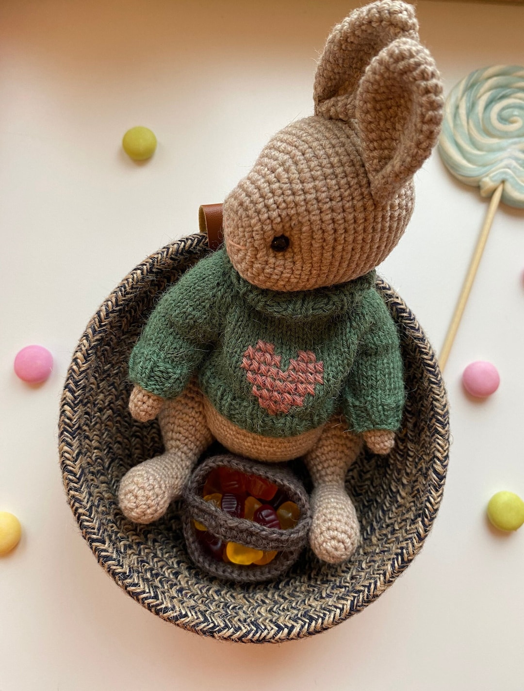 Cute Handmade Bunny With Movable Legs and Head - Etsy