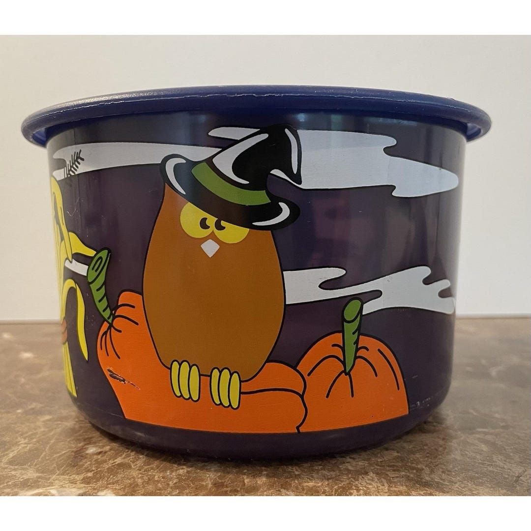 Tupperware One Touch Canister Fall Halloween Theme B Snacks Crafts USA ...