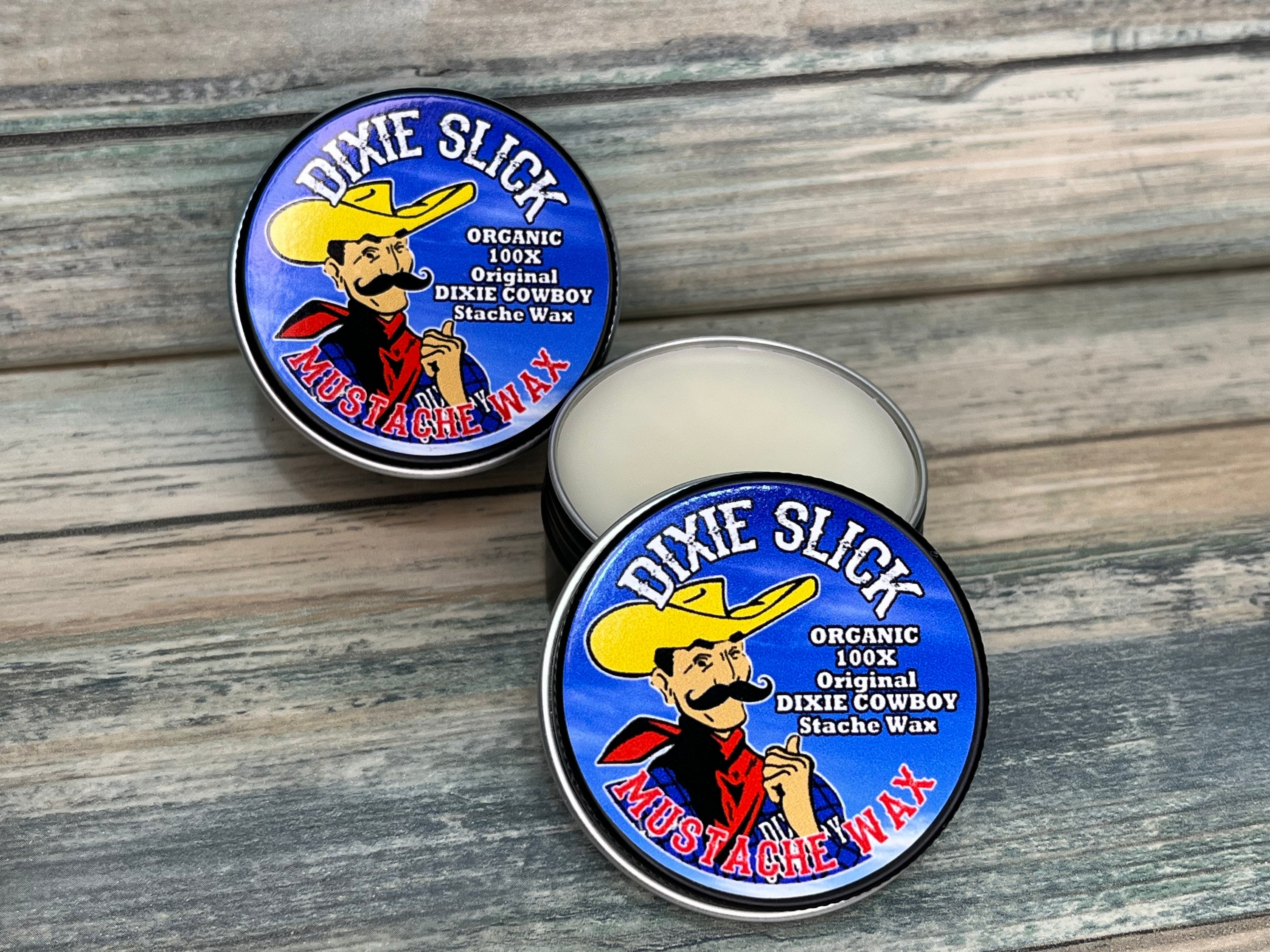 100X Dixie Slick ORGANIC 1 Oz Mustache Wax USA Made Original - Etsy
