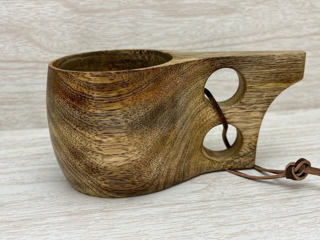 USA Made SHAVE CUP Handmade Rubberwood Rubber Wood Shaving Soap Lather ...