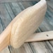 USA Made Organic LOOFAH Luffa Scrub Brush XL Size 18” Bamboo Wood ...