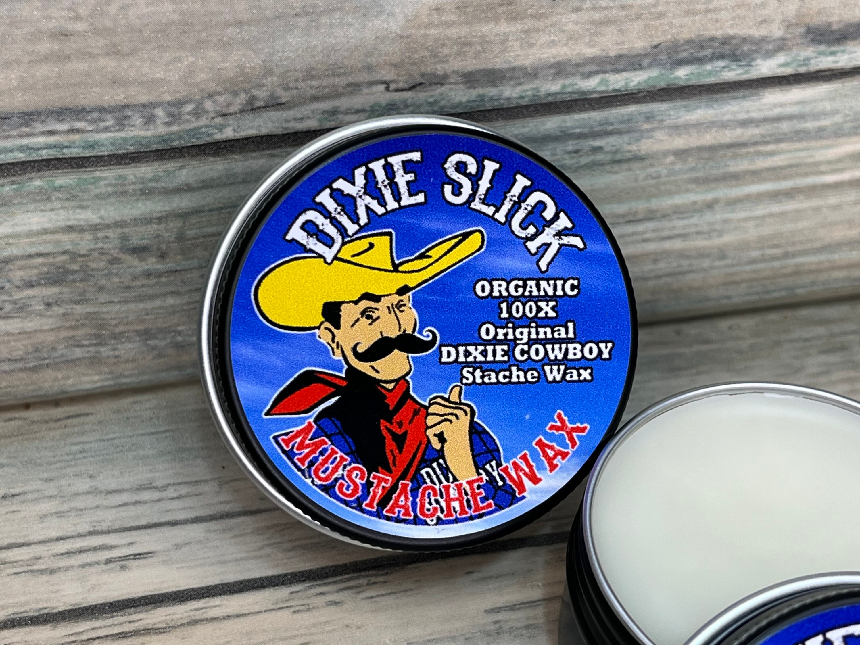 100X Dixie Slick ORGANIC 1 Oz Mustache Wax USA Made Original - Etsy