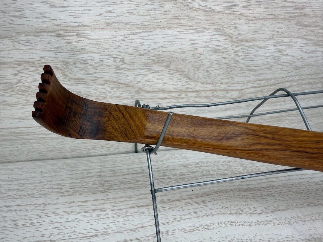 USA MADE Solid Black WALNUT Wood Hand Carved Wood 17” Long Back ...