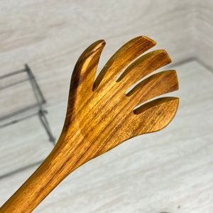 USA Made 100% Real TEAK Wood Hand Carved Wood 16.5” Long Back Scratcher ...