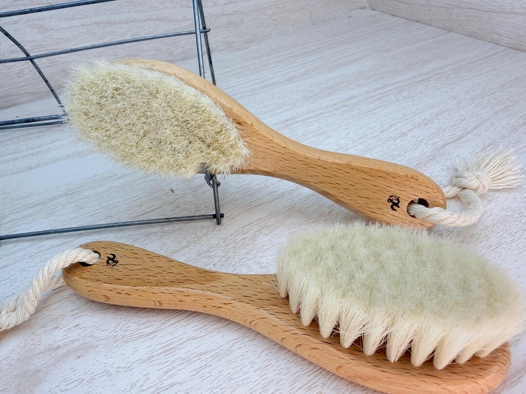 USA Made 100% Texas GOAT Brush Farm Raised Goats Hair Bristle 6 ...