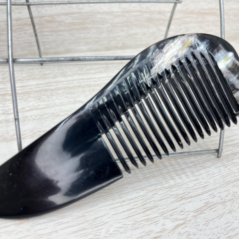 Natural Horn Hair Comb - Etsy