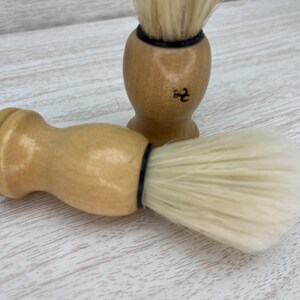 USA Made Texas Oak Wood & Goat and BOAR Hair Shaving Lather Shave Brush ...