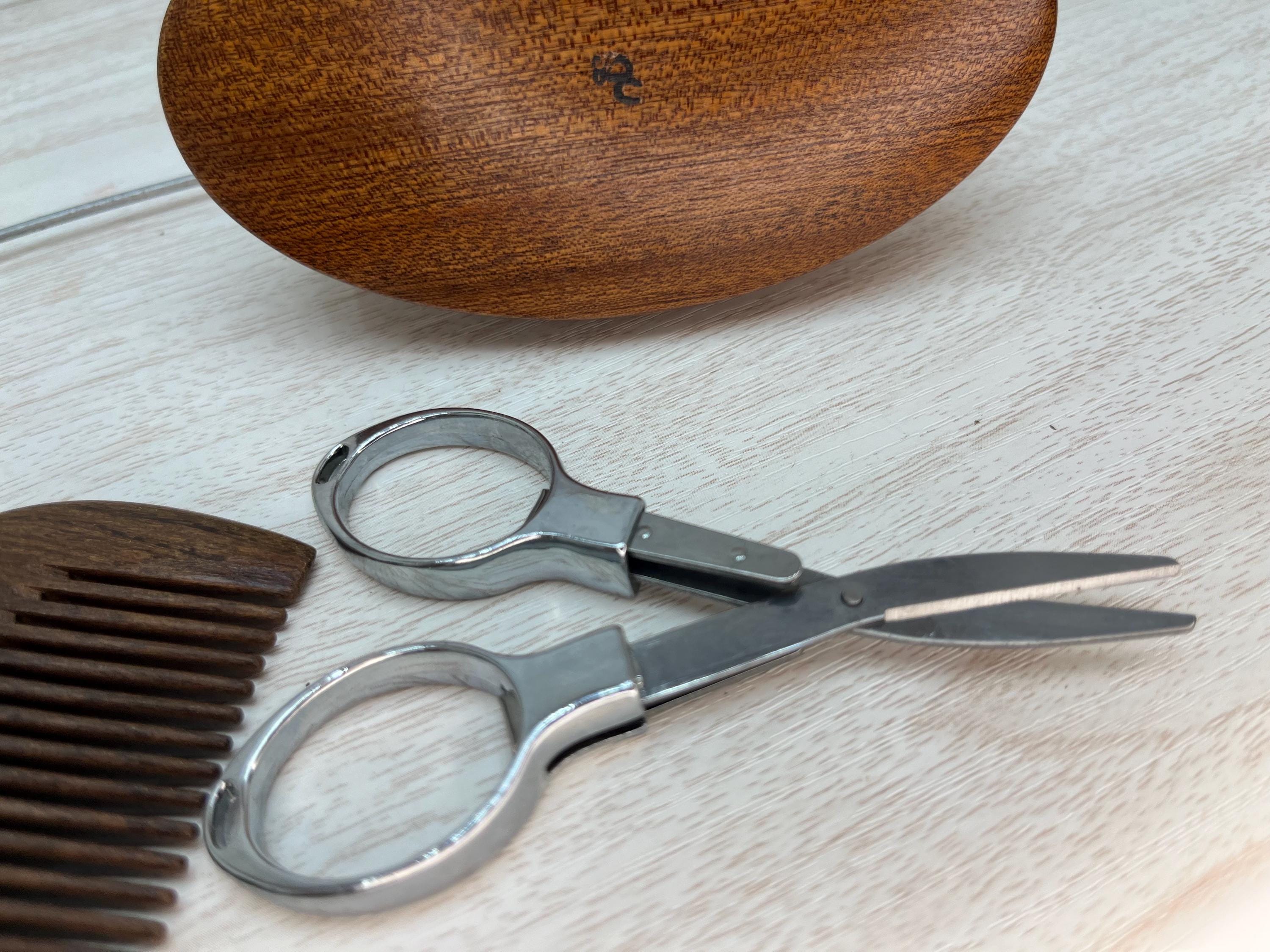 USA Made SANDALWOOD Whole Piece Wood BOAR Bristle Hair Beard Brush Comb ...