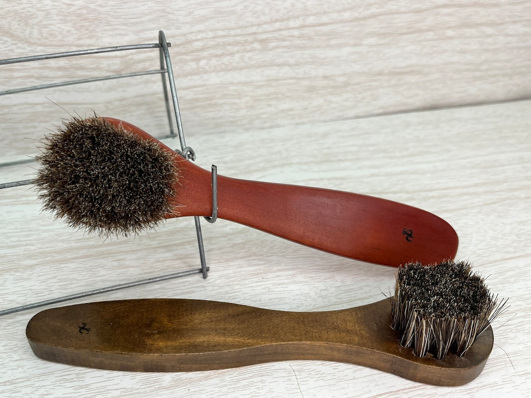 USA Made HORSE Hair & Oak Wood Mustache Training Oil Spreading Beard ...