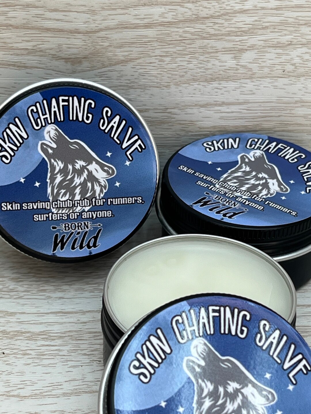 Anti CHAFING SALVE Skin Thigh Chub Rub by Born Wild Runners Surfers ...