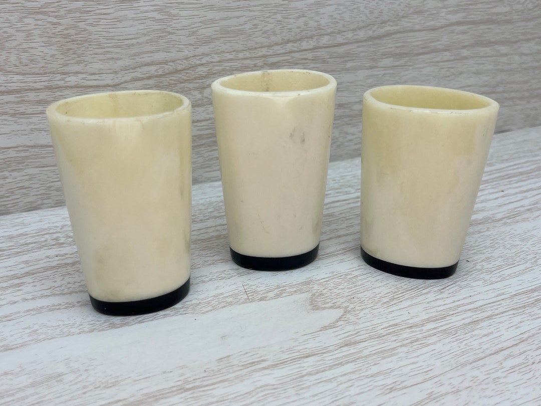 On Sale - USA Made Real COW BONE Handcrafted Food Safe Shot Glass ...