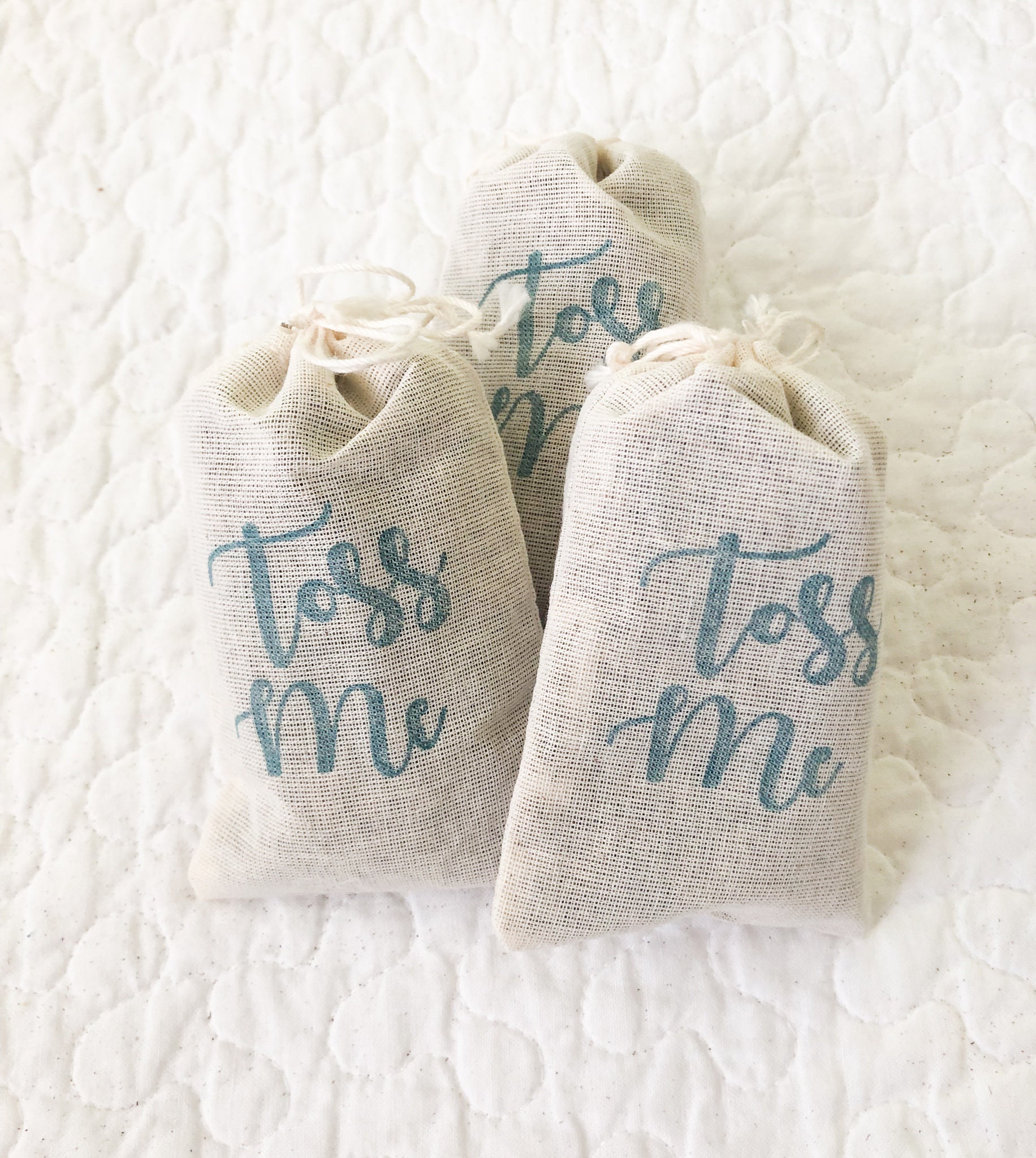Customized French Lavender Sachet Muslin Bags for Wedding Ceremony ...