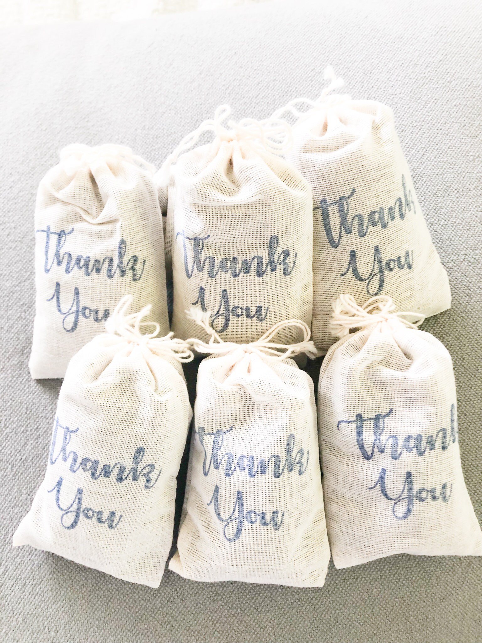 Customized French Lavender Sachet Muslin Bags for Wedding Ceremony ...