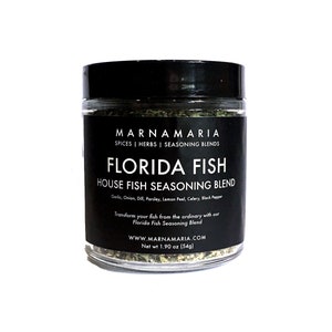 Florida Fish - Lemon, Dill & Herb Fish Seasoning for White Fish, Salmon ...