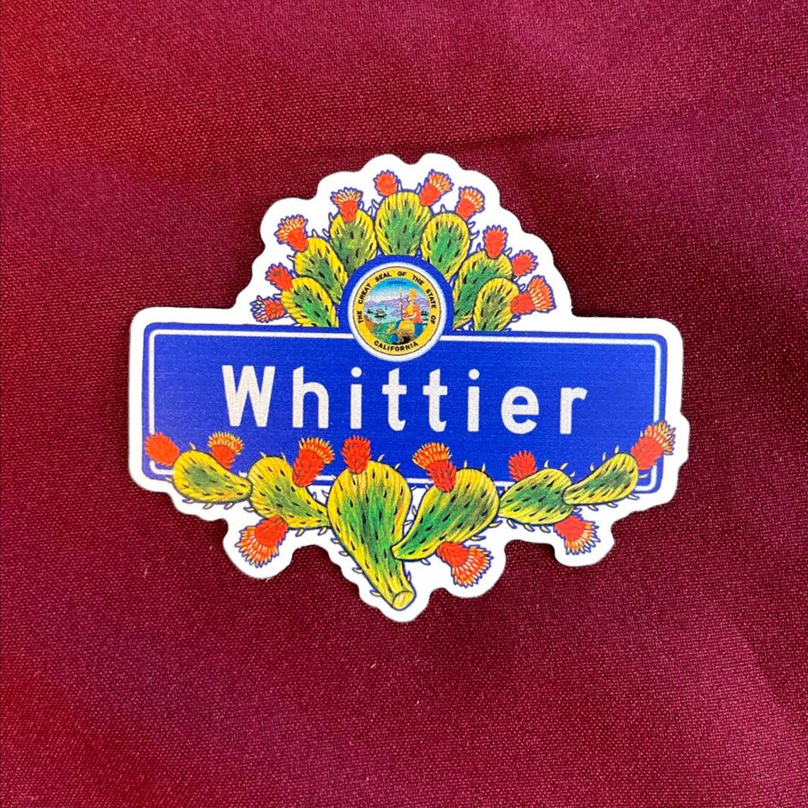 Whittier Sticker 4 X 3.5 - Etsy