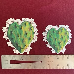 Corazon Nopal Sticker 4 X 4 - Etsy