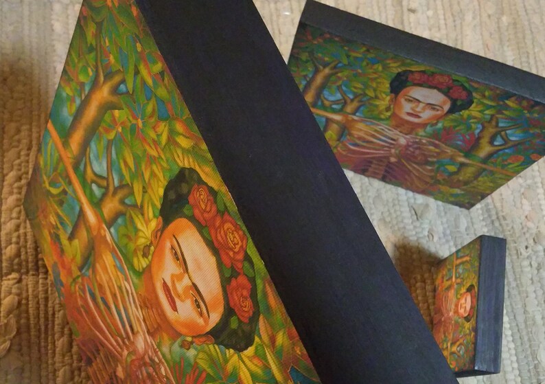 Corazon Azteca Framed Giclee on Canvas | Etsy