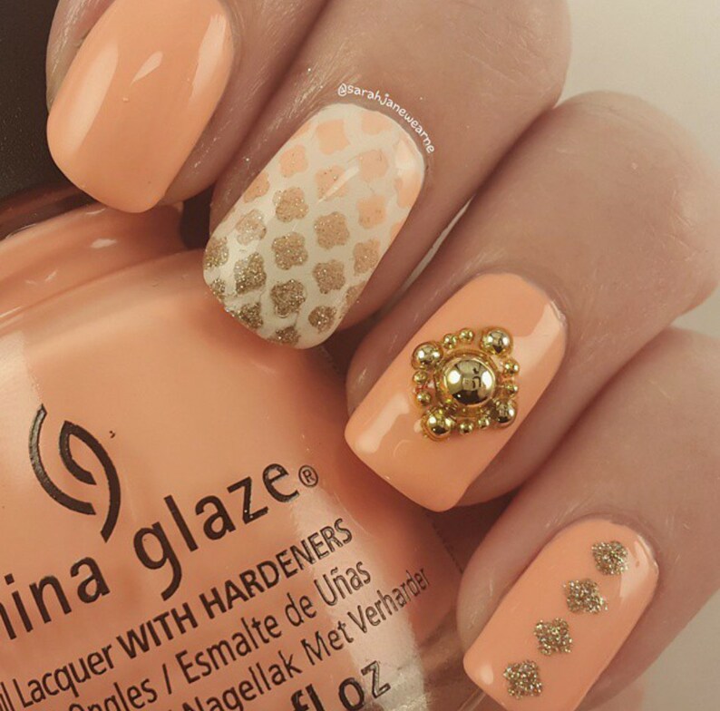 Small Moroccan Nail Art Nail Vinyls Nail Stencils Nail | Etsy