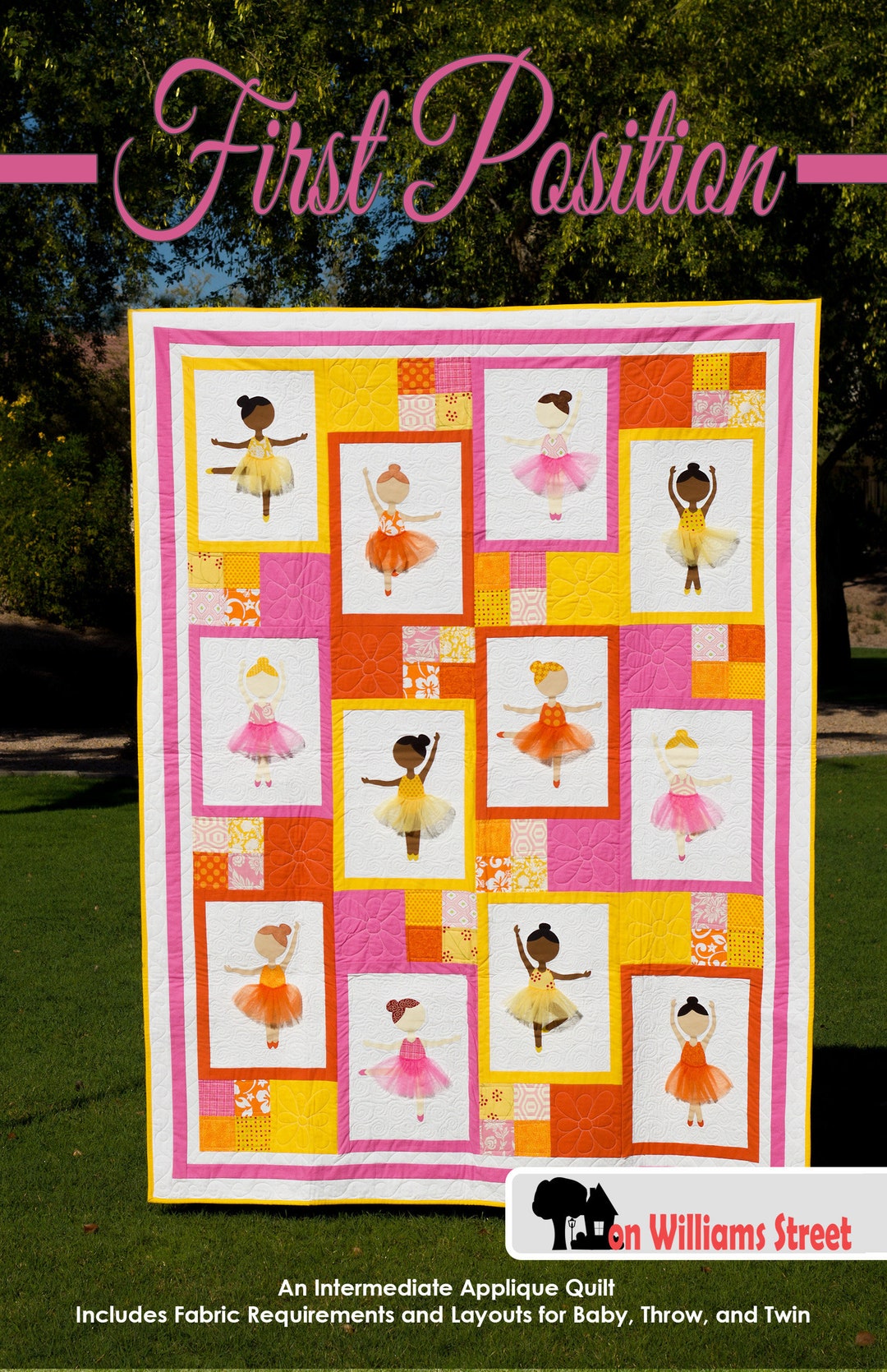 First Position Modern Applique Ballerina Quilt Pattern - Etsy