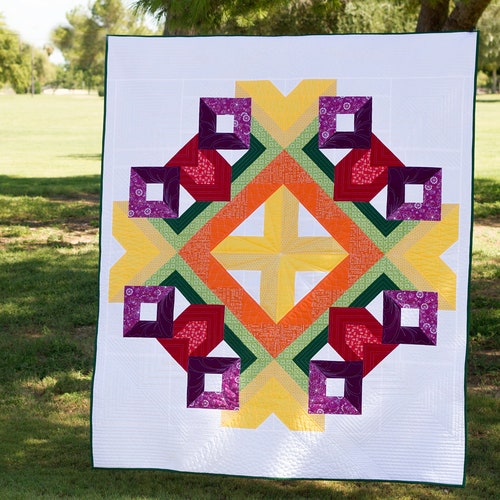 Square Peg Quilt Pattern | Etsy