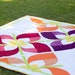 Windswept - Modern Drunkards Path Flower PDF Quilt Pattern. Make a Bold ...