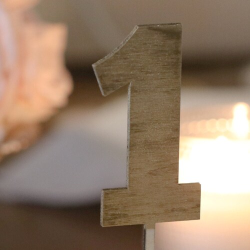 Number 1 Cake Topper First Birthday Party Wood Cake Topper - Etsy