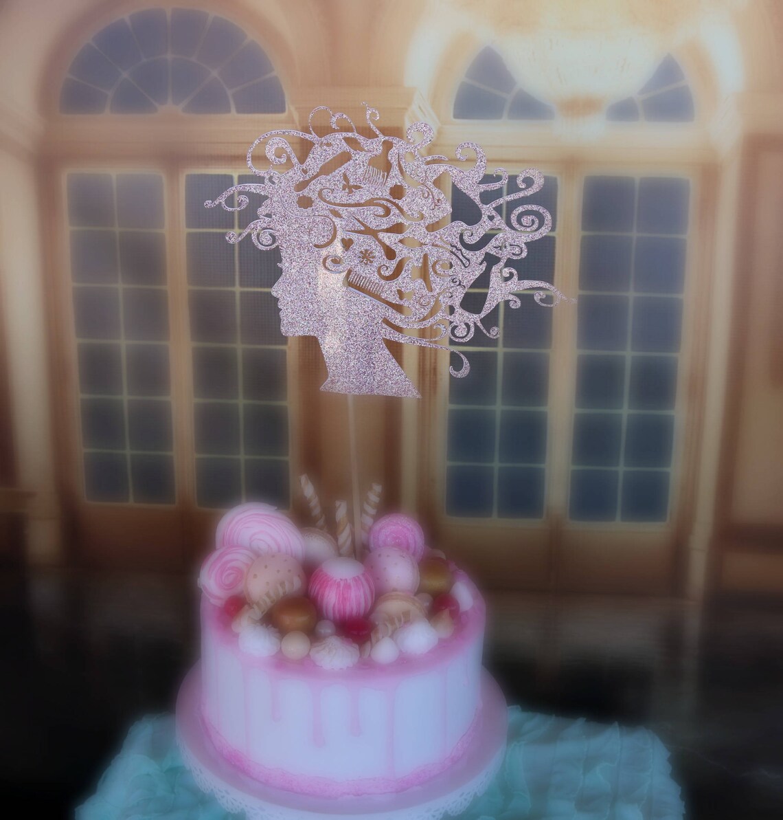 Hair Stylist Cake Topper Hair Dresser Hairdresser - Etsy